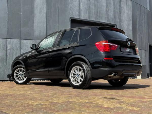 Black BMW X3 2014 in Riga, with an engine capacity of 2.00 L and mileage of 156 thousand km for 14900 €, photo 4 on AUTOMOTO.COM.LV