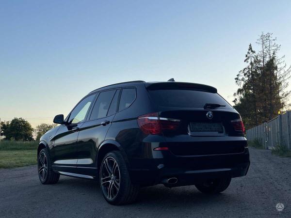 Black BMW X3 2014 in Kaunas, with an engine capacity of 2.00 L and mileage of 179 thousand km for 14990 €, photo 4 on AUTOMOTO.COM.LV