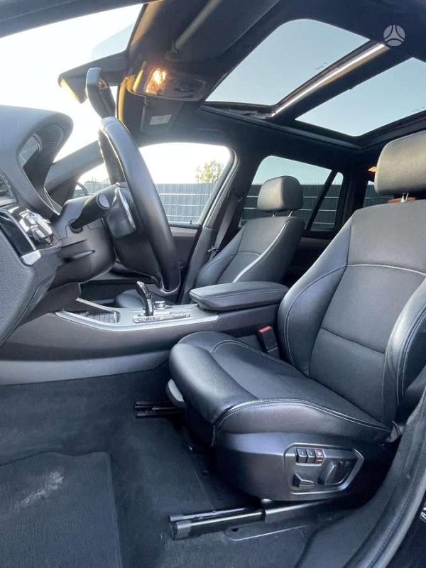 Black BMW X3 2014 in Kaunas, with an engine capacity of 2.00 L and mileage of 179 thousand km for 14990 €, photo 8 on AUTOMOTO.COM.LV