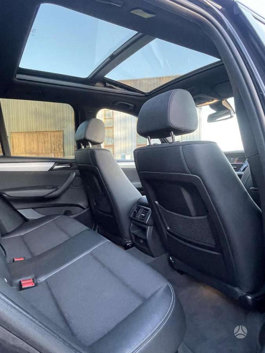 Black BMW X3 2014 in Kaunas, with an engine capacity of 2.00 L and mileage of 179 thousand km for 14990 €, photo 13 on AUTOMOTO.COM.LV