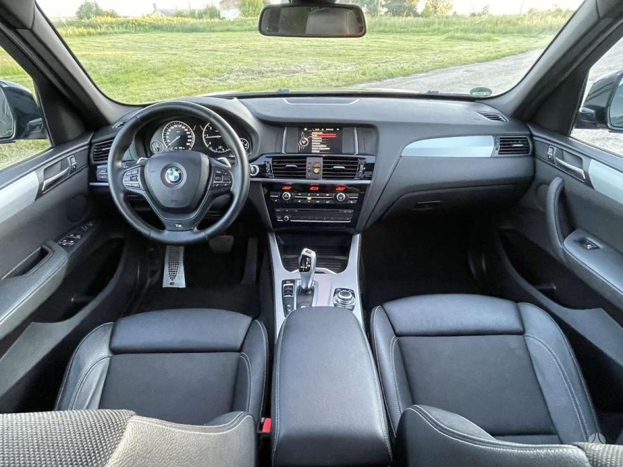 Black BMW X3 2014 in Kaunas, with an engine capacity of 2.00 L and mileage of 179 thousand km for 14990 €, photo 17 on AUTOMOTO.COM.LV