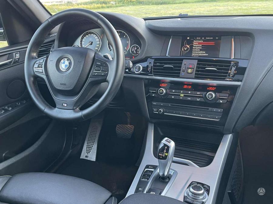 Black BMW X3 2014 in Kaunas, with an engine capacity of 2.00 L and mileage of 179 thousand km for 14990 €, photo 18 on AUTOMOTO.COM.LV