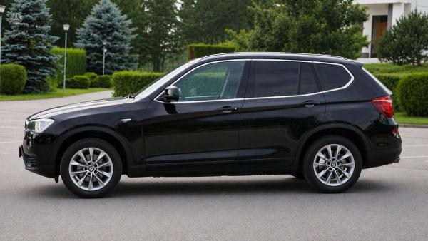 Black BMW X3 2014 in Elektrenai, with an engine capacity of 2.00 L and mileage of 165 thousand km for 13900 €, photo 2 on AUTOMOTO.COM.LV