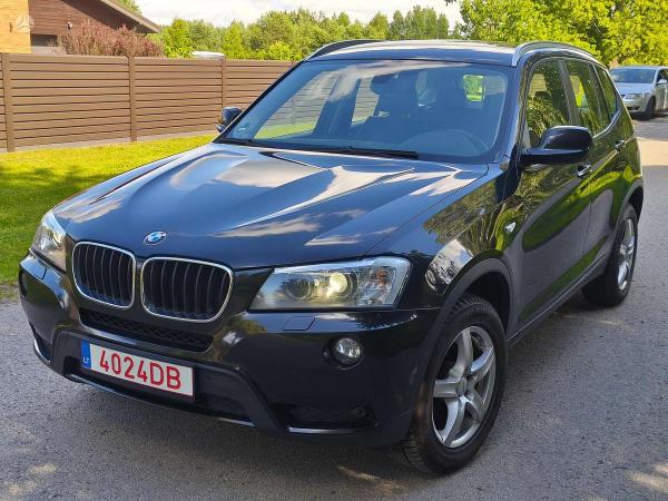 Melns BMW X3 2014 Prienai, ar dzinēja tilpumu 2.00 L un nobraukumu 212 tūkst. km par 7990 €, foto 1 vietnē AUTOMOTO.COM.LV