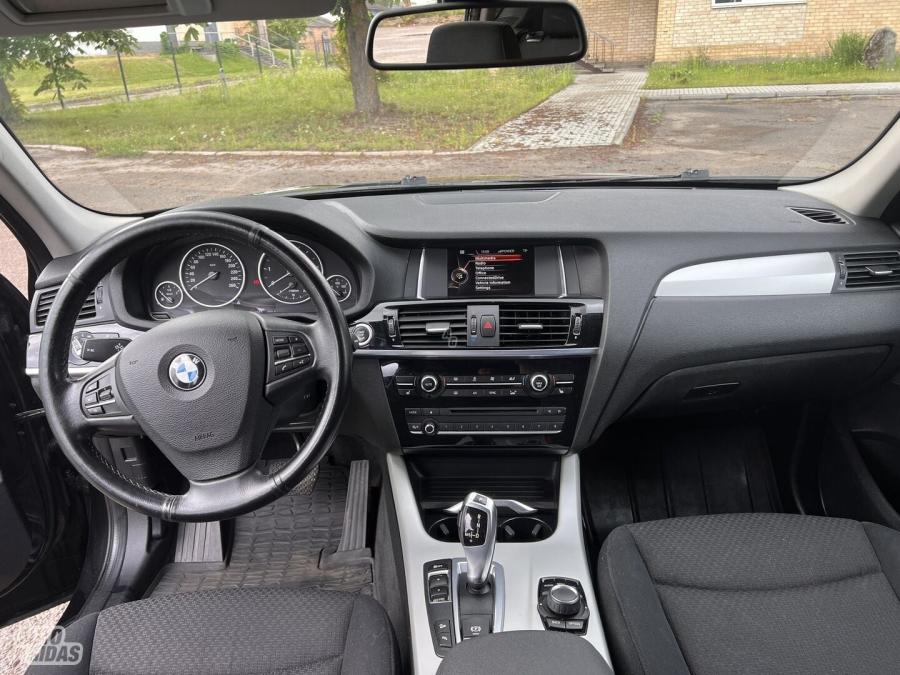 Melns BMW X3 2014 Panevēža, ar dzinēja tilpumu 2.00 L un nobraukumu 314 tūkst. km par 10500 €, foto 10 vietnē AUTOMOTO.COM.LV