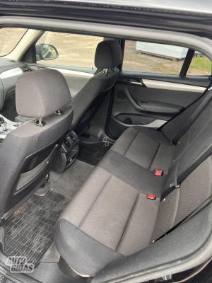 Melns BMW X3 2014 Panevēža, ar dzinēja tilpumu 2.00 L un nobraukumu 314 tūkst. km par 10500 €, foto 11 vietnē AUTOMOTO.COM.LV