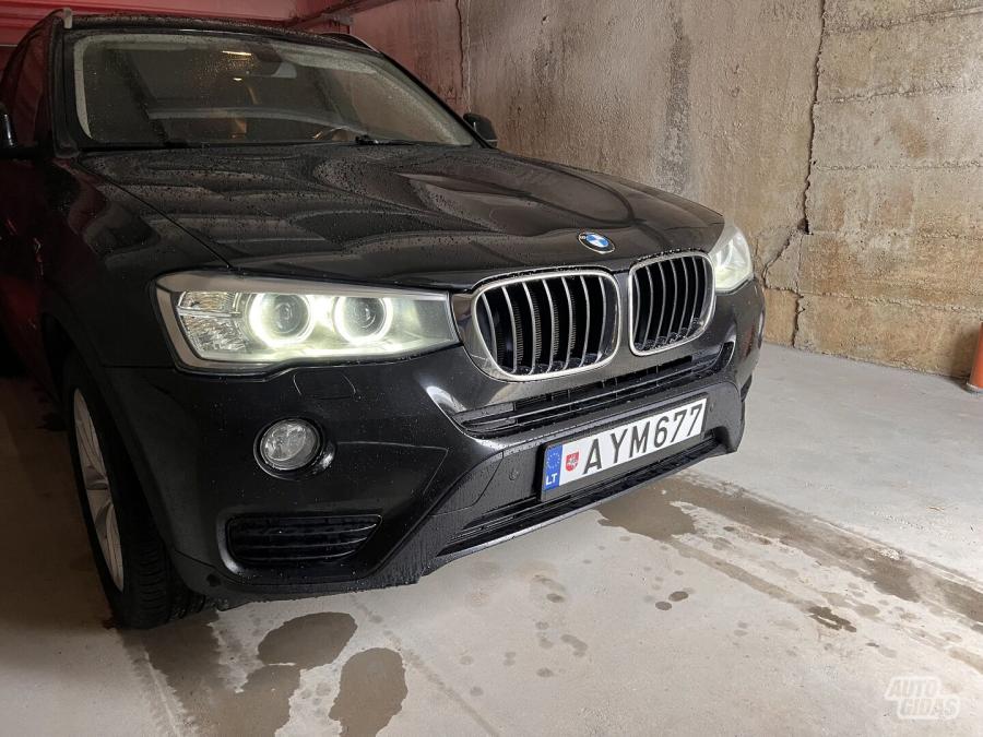 Melns BMW X3 2014 Panevēža, ar dzinēja tilpumu 2.00 L un nobraukumu 314 tūkst. km par 10500 €, foto 19 vietnē AUTOMOTO.COM.LV