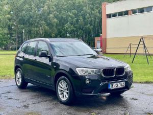 Black BMW X3 2014 in Elektrenai, with an engine capacity of 2.00 L and mileage of 265 thousand km for 13450 €, photo  on AUTOMOTO.COM.LV