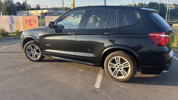 Black BMW X3 2014 in Vilnius, with an engine capacity of 2.00 L and mileage of 370 thousand km for 8799 €, photo 2 on AUTOMOTO.COM.LV