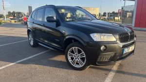 Black BMW X3 2014 in Vilnius, with an engine capacity of 2.00 L and mileage of 370 thousand km for 8799 €, photo 5 on AUTOMOTO.COM.LV