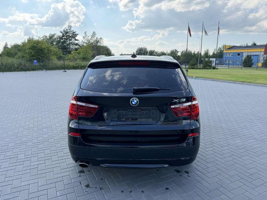 Black BMW X3 2014 in Telschi, with an engine capacity of 2.00 L and mileage of 224 thousand km for 7999 €, photo 6 on AUTOMOTO.COM.LV