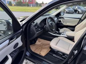 Black BMW X3 2014 in Telschi, with an engine capacity of 2.00 L and mileage of 224 thousand km for 7999 €, photo 12 on AUTOMOTO.COM.LV