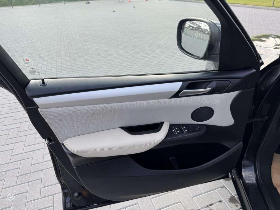 Black BMW X3 2014 in Telschi, with an engine capacity of 2.00 L and mileage of 224 thousand km for 7999 €, photo 15 on AUTOMOTO.COM.LV