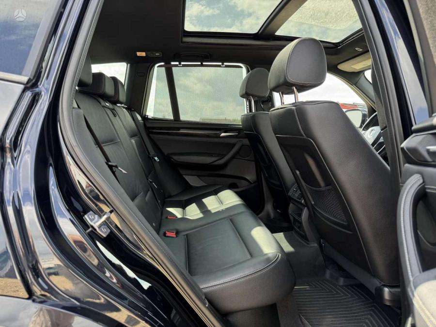 Melns BMW X3 2014 Šauļi, ar dzinēja tilpumu 2.98 L un nobraukumu 236 tūkst. km par 10950 €, foto 16 vietnē AUTOMOTO.COM.LV