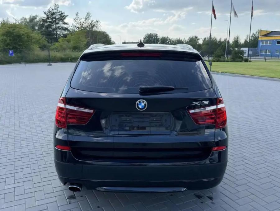 Black BMW X3 2014 in Telschi, with an engine capacity of 2.00 L and mileage of 223 thousand km for 7990 €, photo 9 on AUTOMOTO.COM.LV