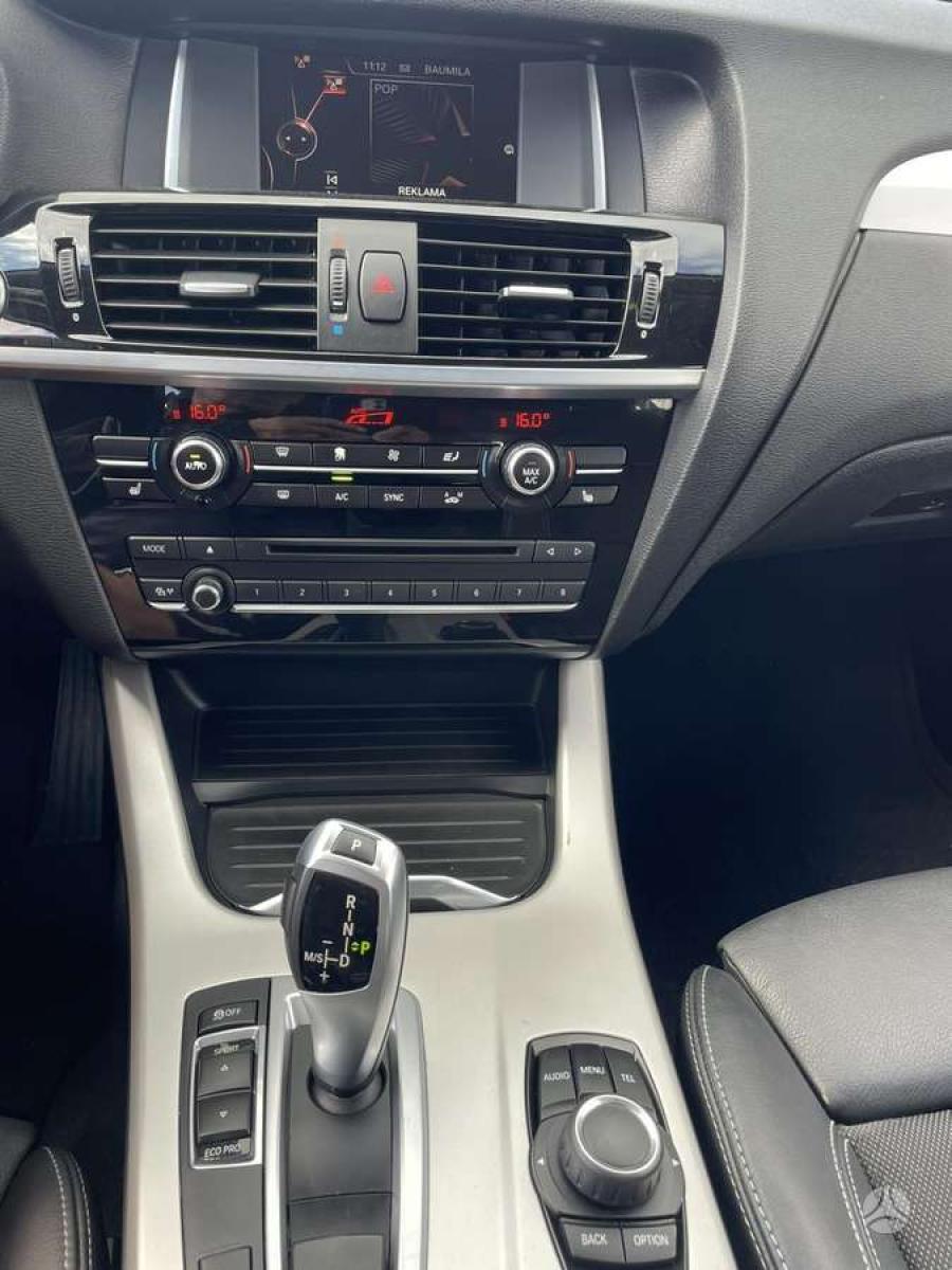 Melns BMW X3 2014 Marijampole, ar dzinēja tilpumu 2.00 L un nobraukumu 205 tūkst. km par 12200 €, foto 16 vietnē AUTOMOTO.COM.LV