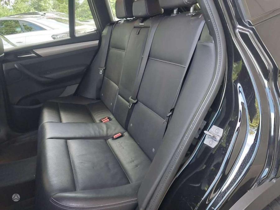 Melns BMW X3 2014 Viļņa, ar dzinēja tilpumu 2.00 L un nobraukumu 298 tūkst. km par 10700 €, foto 20 vietnē AUTOMOTO.COM.LV