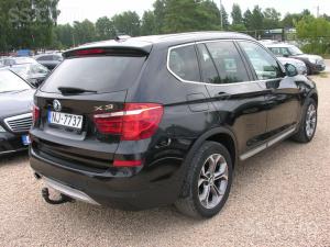 Black BMW X3 2014 in Riga, with an engine capacity of 2.00 L and mileage of 213 thousand km for 12200 €, photo 4 on AUTOMOTO.COM.LV