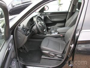 Black BMW X3 2014 in Riga, with an engine capacity of 2.00 L and mileage of 213 thousand km for 12200 €, photo 10 on AUTOMOTO.COM.LV