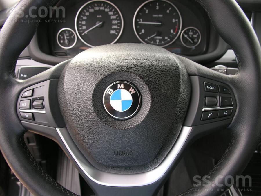 Black BMW X3 2014 in Riga, with an engine capacity of 2.00 L and mileage of 213 thousand km for 12200 €, photo 12 on AUTOMOTO.COM.LV