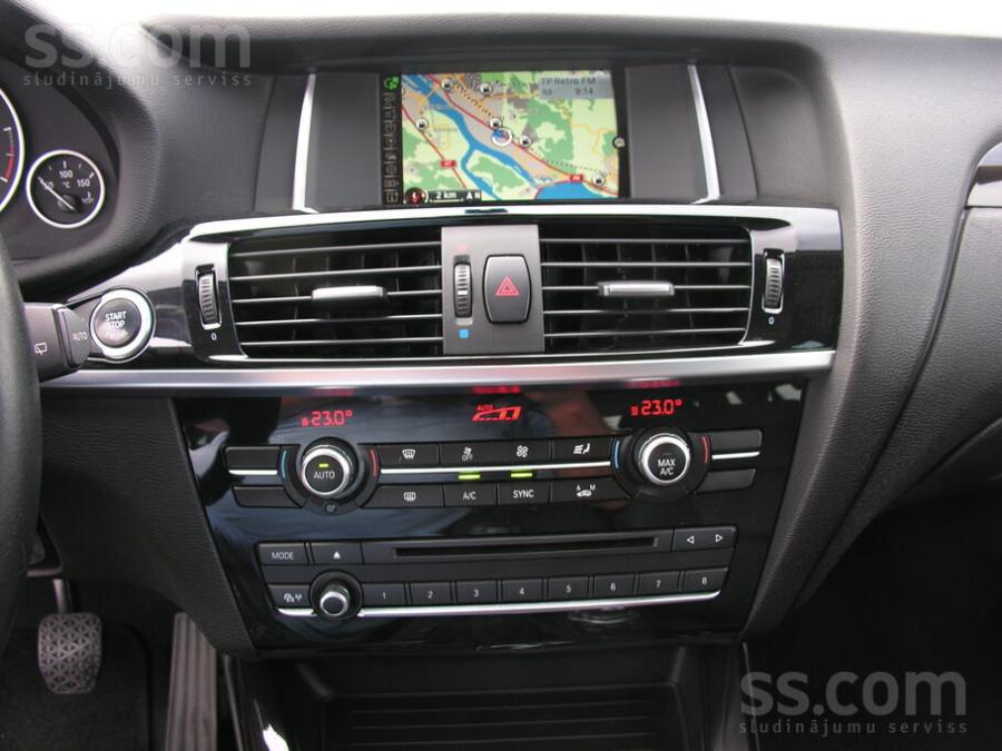 Black BMW X3 2014 in Riga, with an engine capacity of 2.00 L and mileage of 213 thousand km for 12200 €, photo 14 on AUTOMOTO.COM.LV