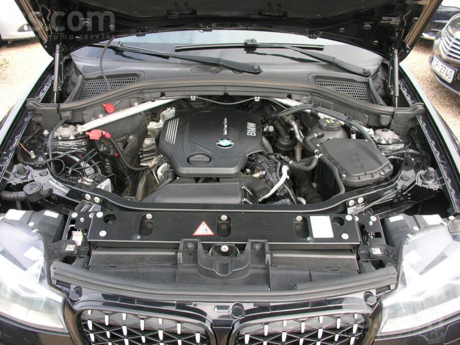 Black BMW X3 2014 in Riga, with an engine capacity of 2.00 L and mileage of 213 thousand km for 12200 €, photo 19 on AUTOMOTO.COM.LV