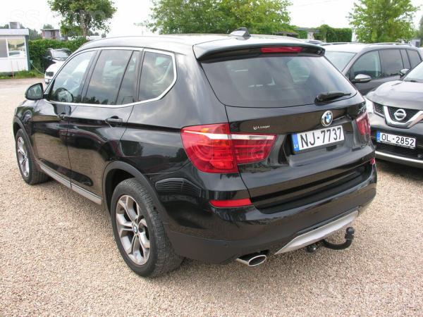 Black BMW X3 2014 in Riga, with an engine capacity of 2.00 L and mileage of 213 thousand km for 12200 €, photo 4 on AUTOMOTO.COM.LV