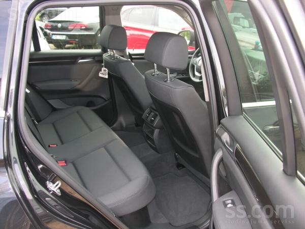 Black BMW X3 2014 in Riga, with an engine capacity of 2.00 L and mileage of 213 thousand km for 12200 €, photo 7 on AUTOMOTO.COM.LV