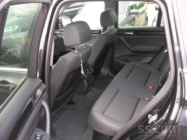 Black BMW X3 2014 in Riga, with an engine capacity of 2.00 L and mileage of 213 thousand km for 12200 €, photo 8 on AUTOMOTO.COM.LV