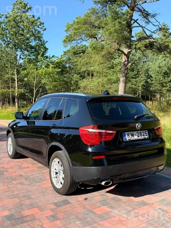 Black BMW X3 2014 in Ventspils, with an engine capacity of 2.00 L and mileage of 126 thousand km for 14600 €, photo 2 on AUTOMOTO.COM.LV