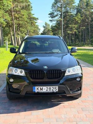 Black BMW X3 2014 in Ventspils, with an engine capacity of 2.00 L and mileage of 126 thousand km for 14600 €, photo  on AUTOMOTO.COM.LV