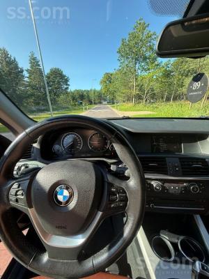 Black BMW X3 2014 in Ventspils, with an engine capacity of 2.00 L and mileage of 126 thousand km for 14600 €, photo 6 on AUTOMOTO.COM.LV