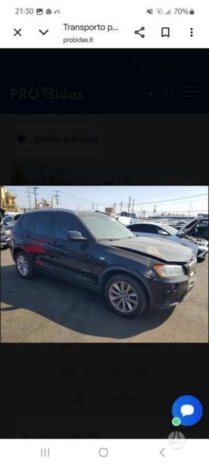 Melns BMW X3 2014 Klaipėda, ar dzinēja tilpumu 2.00 L un nobraukumu 222 tūkst. km par 5555 €, foto 4 vietnē AUTOMOTO.COM.LV