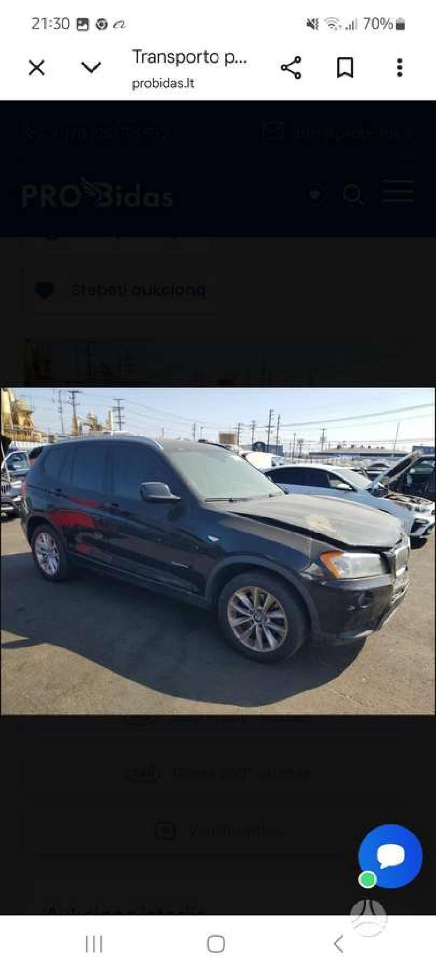 Melns BMW X3 2014 Klaipėda, ar dzinēja tilpumu 2.00 L un nobraukumu 222 tūkst. km par 5555 €, foto 4 vietnē AUTOMOTO.COM.LV