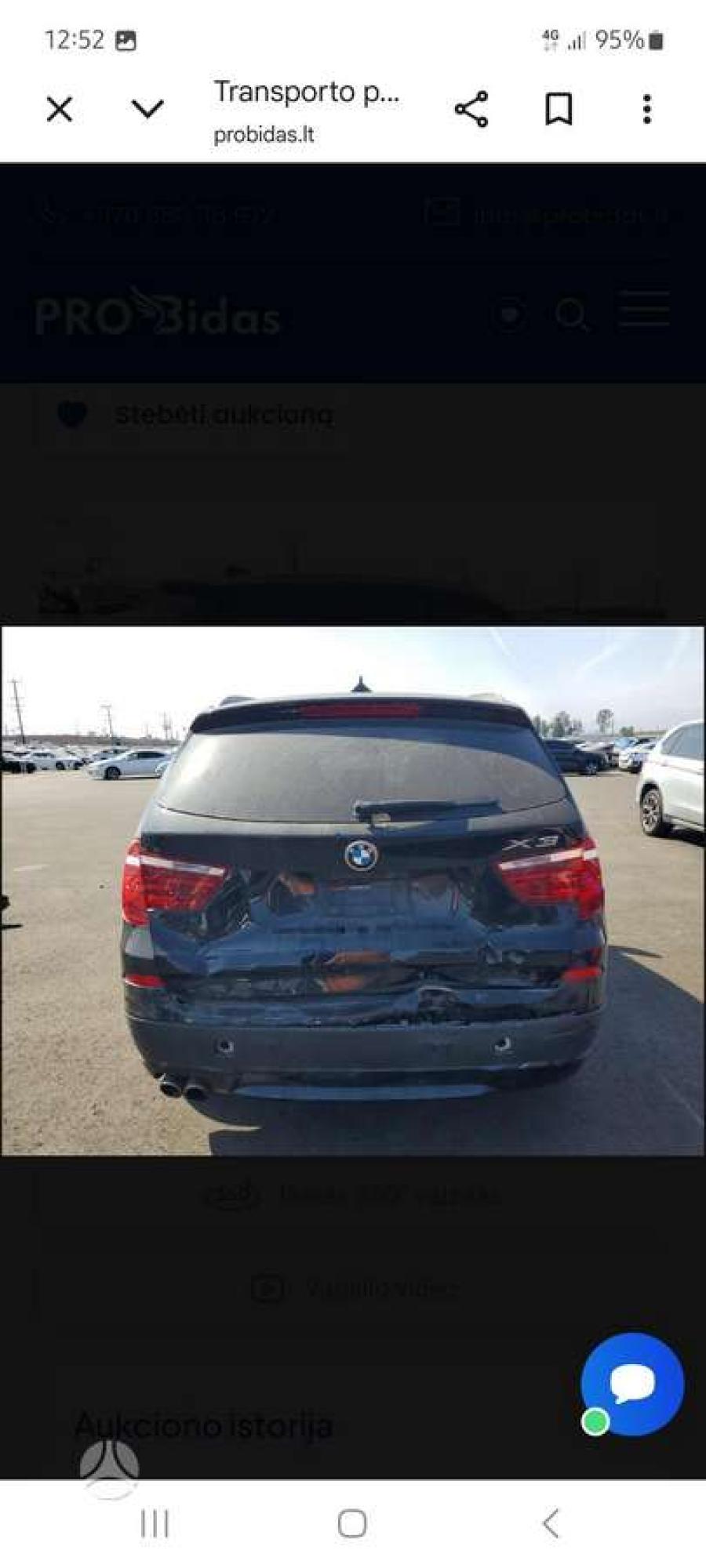 Melns BMW X3 2014 Klaipėda, ar dzinēja tilpumu 2.00 L un nobraukumu 222 tūkst. km par 5555 €, foto 8 vietnē AUTOMOTO.COM.LV