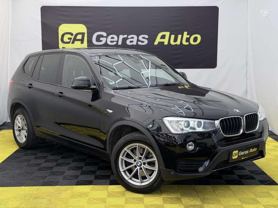 Black BMW X3 2014 in Vilnius, with an engine capacity of 2.00 L and mileage of 298 thousand km for 11000 €, photo 4 on AUTOMOTO.COM.LV