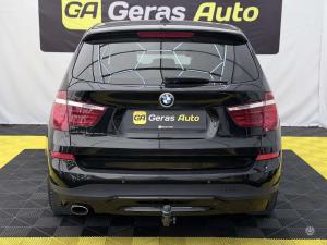 Black BMW X3 2014 in Vilnius, with an engine capacity of 2.00 L and mileage of 298 thousand km for 11000 €, photo 6 on AUTOMOTO.COM.LV