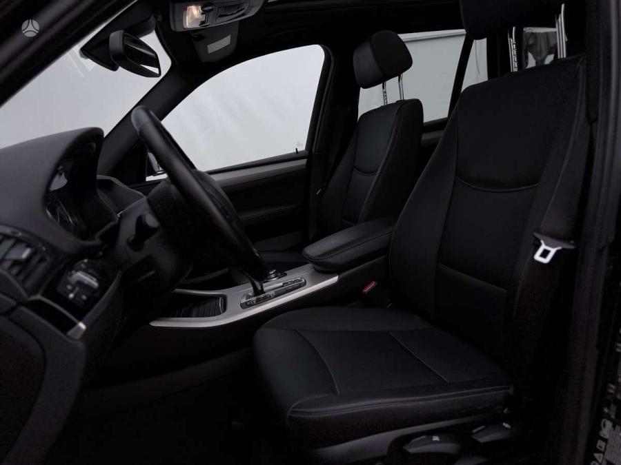 Black BMW X3 2014 in Vilnius, with an engine capacity of 2.00 L and mileage of 298 thousand km for 11000 €, photo 11 on AUTOMOTO.COM.LV