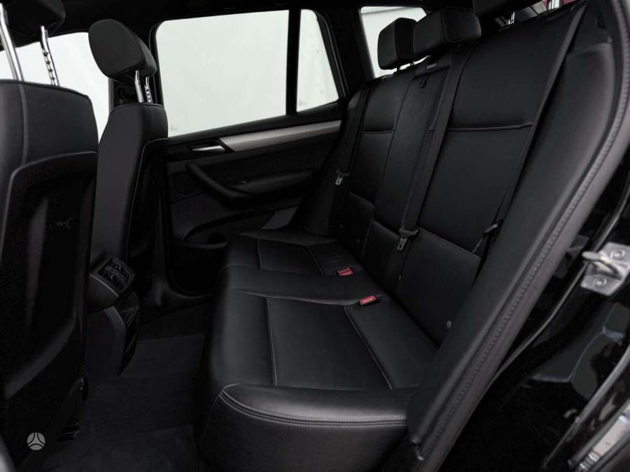 Black BMW X3 2014 in Vilnius, with an engine capacity of 2.00 L and mileage of 298 thousand km for 11000 €, photo 12 on AUTOMOTO.COM.LV