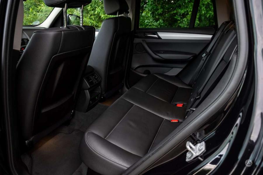 Черный БМВ Х3 2014 в Электренай, объемом двигателя 2.00 л и пробегом 169 тыс. км за 14650 €, фото 23 на AUTOMOTO.COM.LV