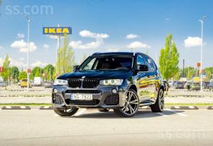 Melns BMW X3 2014 Rīga, ar dzinēja tilpumu 2.00 L un nobraukumu 264 tūkst. km par 9590 €, foto  vietnē AUTOMOTO.COM.LV