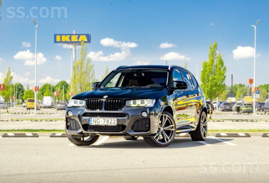 Melns BMW X3 2014 Rīga, ar dzinēja tilpumu 2.00 L un nobraukumu 264 tūkst. km par 9590 €, foto 1 vietnē AUTOMOTO.COM.LV