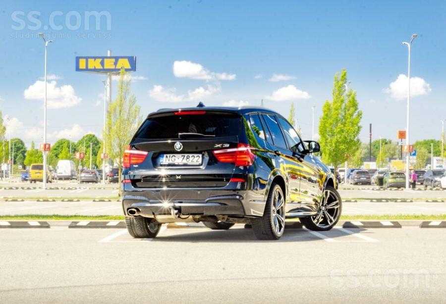 Melns BMW X3 2014 Rīga, ar dzinēja tilpumu 2.00 L un nobraukumu 264 tūkst. km par 9590 €, foto 6 vietnē AUTOMOTO.COM.LV