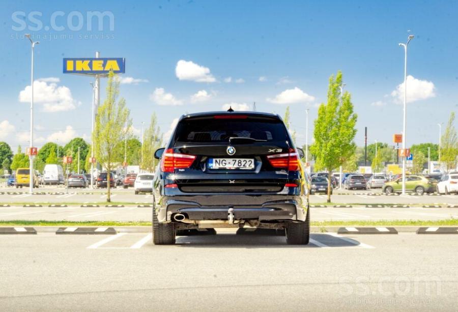 Melns BMW X3 2014 Rīga, ar dzinēja tilpumu 2.00 L un nobraukumu 264 tūkst. km par 9590 €, foto 7 vietnē AUTOMOTO.COM.LV