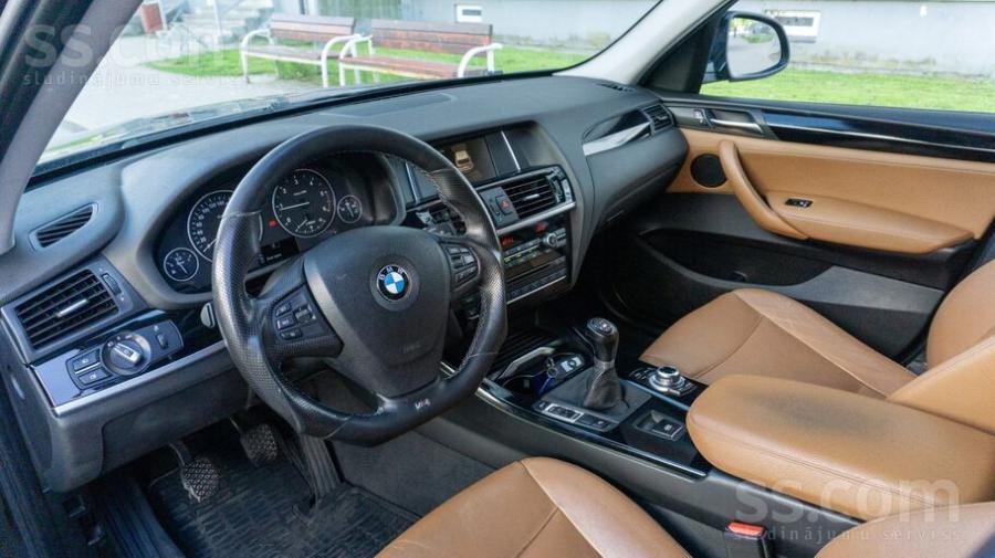 Melns BMW X3 2014 Rīga, ar dzinēja tilpumu 2.00 L un nobraukumu 264 tūkst. km par 9590 €, foto 10 vietnē AUTOMOTO.COM.LV
