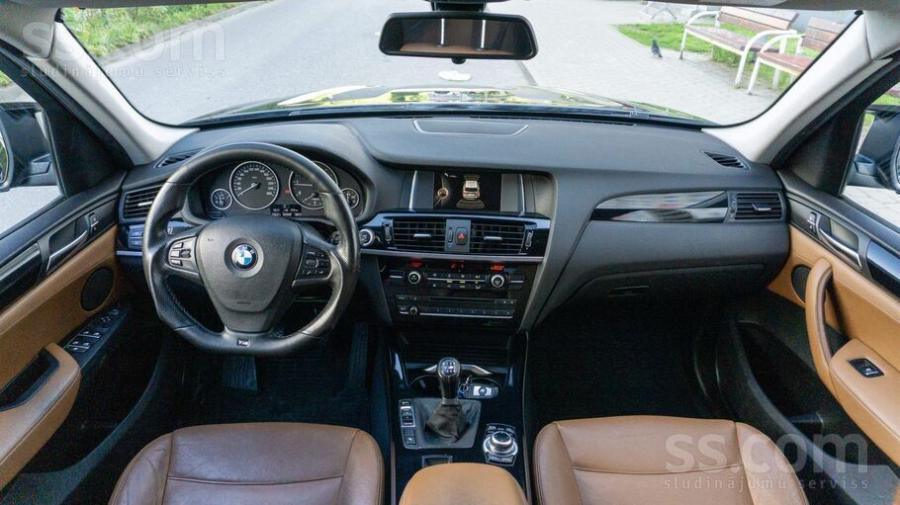 Melns BMW X3 2014 Rīga, ar dzinēja tilpumu 2.00 L un nobraukumu 264 tūkst. km par 9590 €, foto 12 vietnē AUTOMOTO.COM.LV