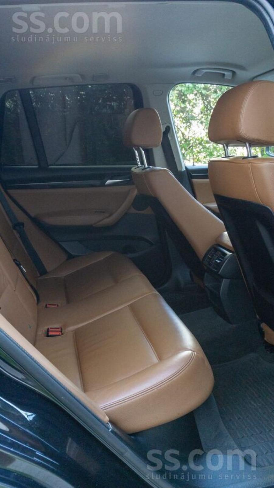 Melns BMW X3 2014 Rīga, ar dzinēja tilpumu 2.00 L un nobraukumu 264 tūkst. km par 9590 €, foto 29 vietnē AUTOMOTO.COM.LV