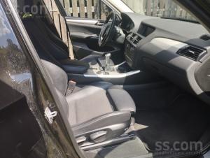 Black BMW X3 2014 in Riga, with an engine capacity of 2.00 L and mileage of 310 thousand km for 12000 €, photo 8 on AUTOMOTO.COM.LV