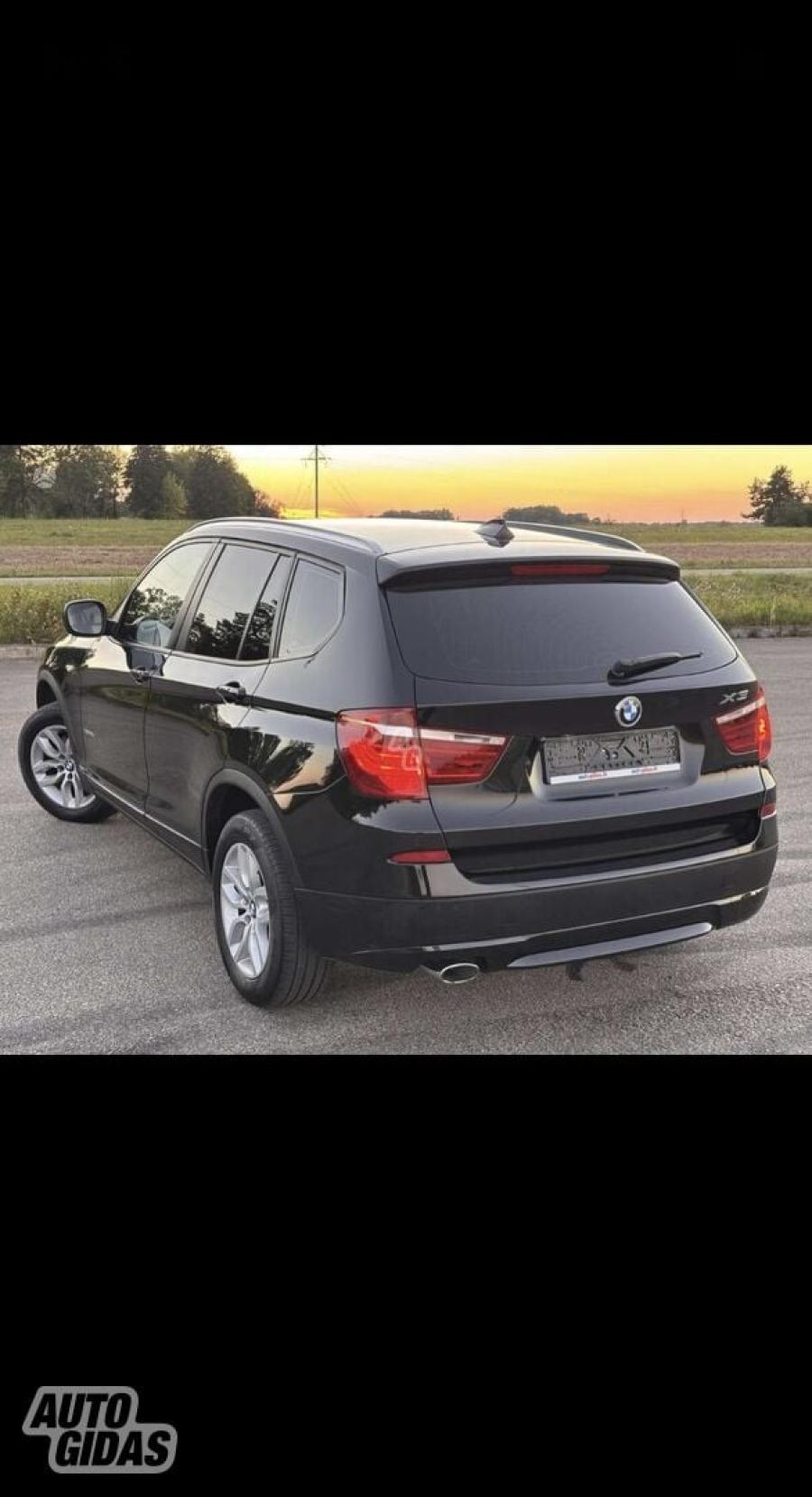 Black BMW X3 2014 in Panevezys, with an engine capacity of 2.00 L and mileage of 327 thousand km for 9200 €, photo 14 on AUTOMOTO.COM.LV