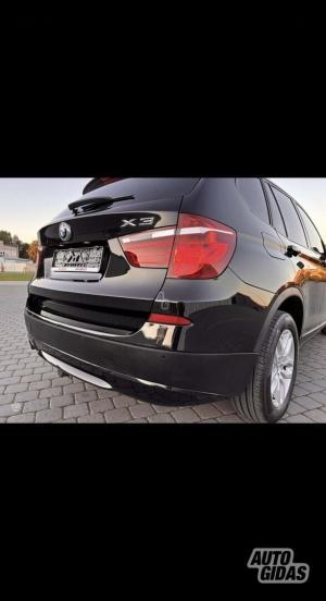 Black BMW X3 2014 in Panevezys, with an engine capacity of 2.00 L and mileage of 327 thousand km for 9200 €, photo 15 on AUTOMOTO.COM.LV